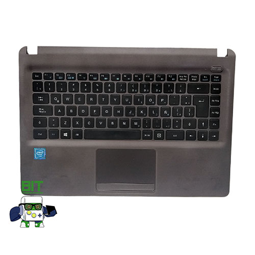 Palmrest Base Superior Y Teclado Notebook Exo Smart R8 ...
